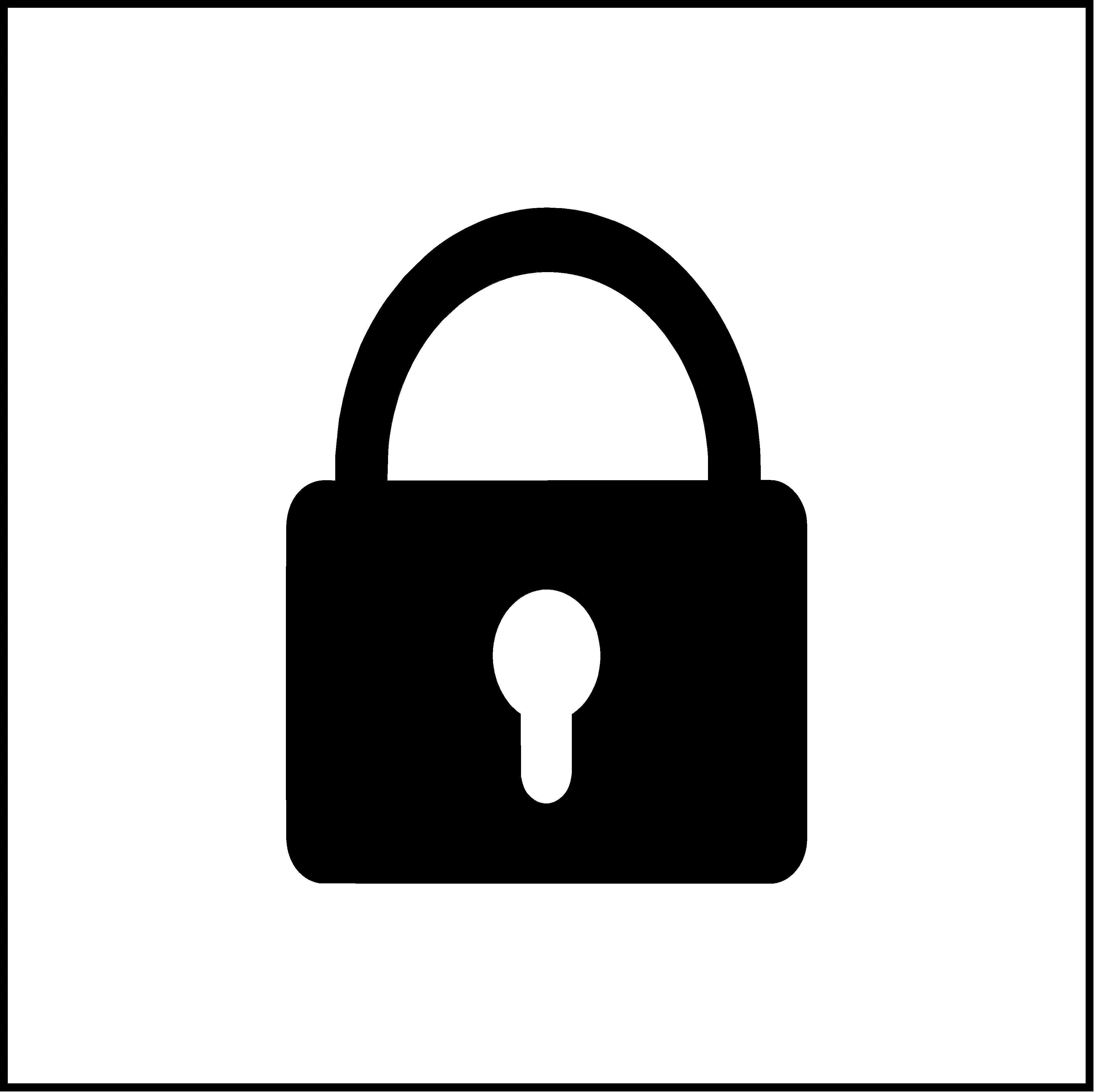 Locked Lock Vinyl Decal – Pro Line Decals