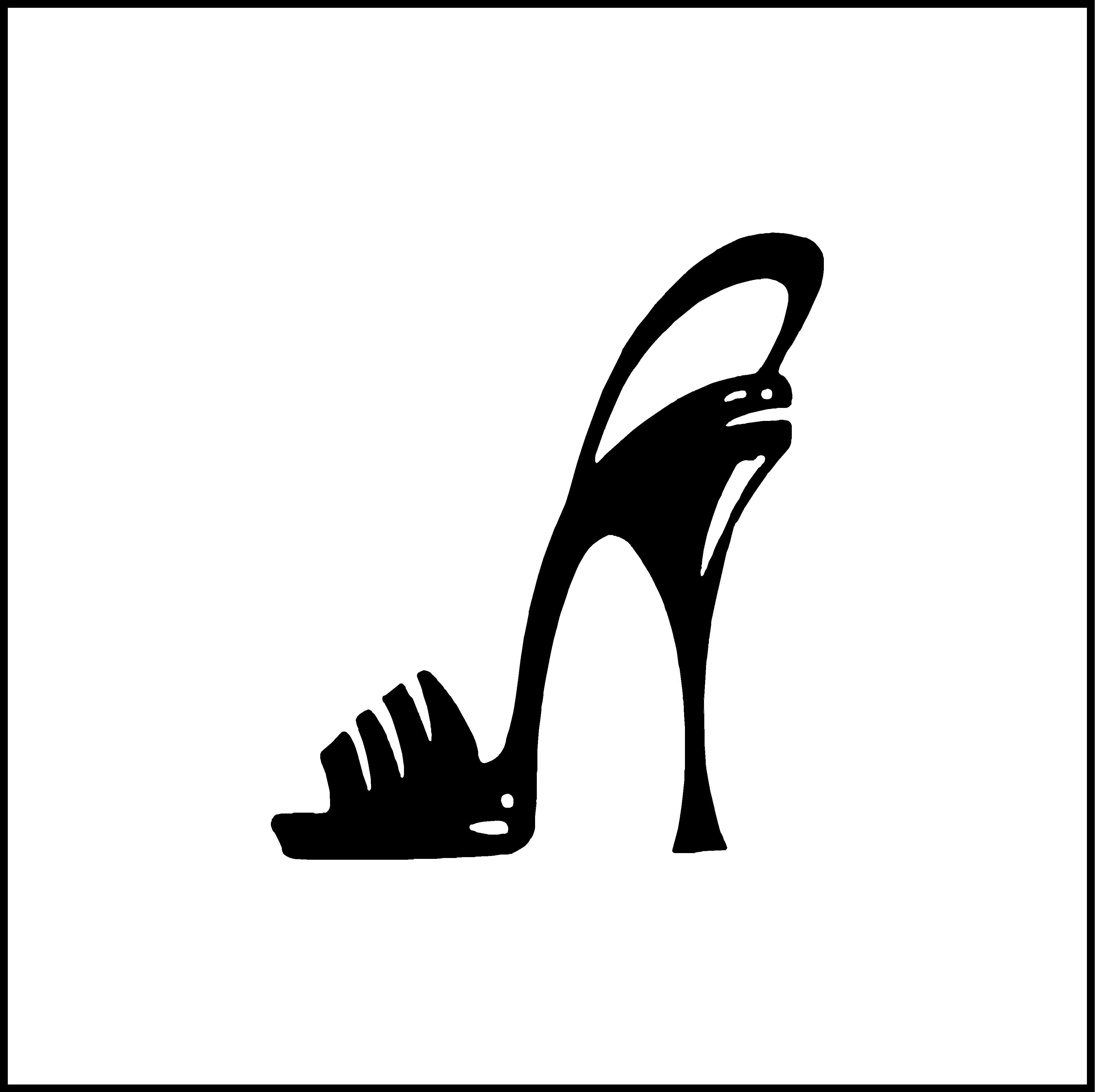 High Heel Stiletto Shoe Vinyl Decal – Pro Line Decals