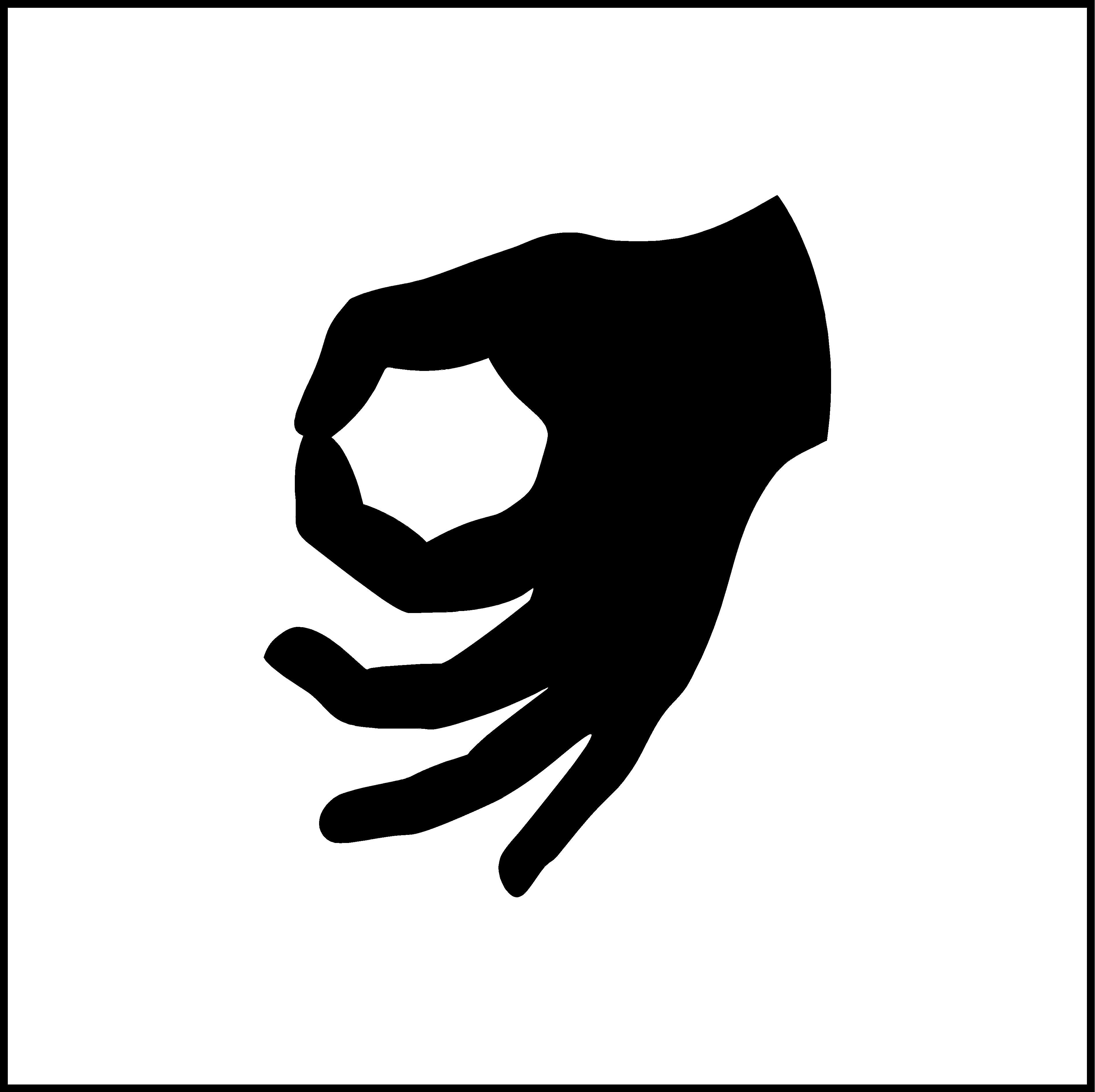 Gotcha You Looked Hand Circle Vinyl Decal – Pro Line Decals